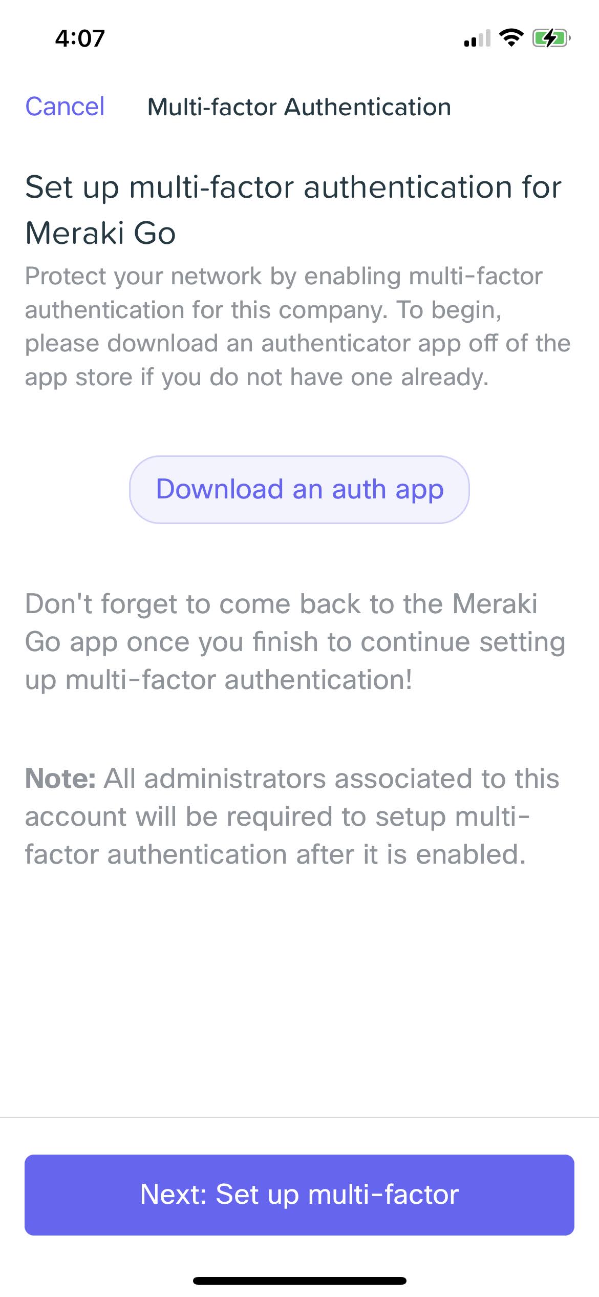 Maximizing Meraki Go - Enabling Multi-factor Authentication - Meraki Go