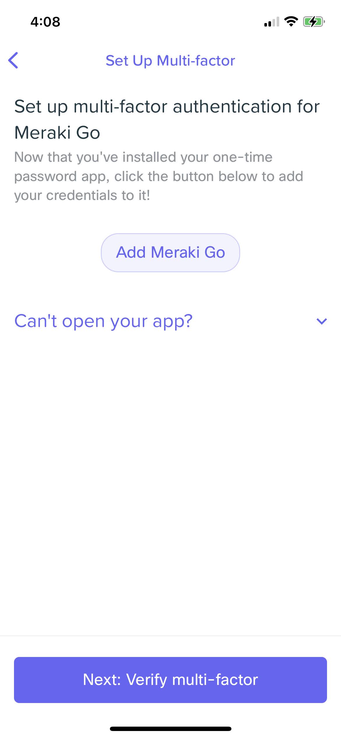 Maximizing Meraki Go - Enabling Multi-factor Authentication - Meraki Go